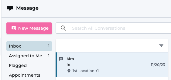 Message Inbox Overview